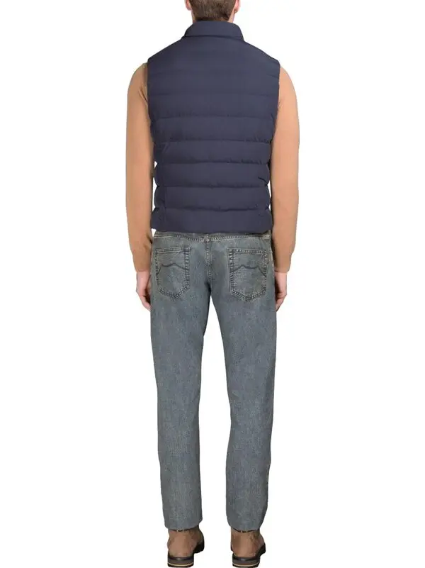 MOORER Oliver Gilet - Blue