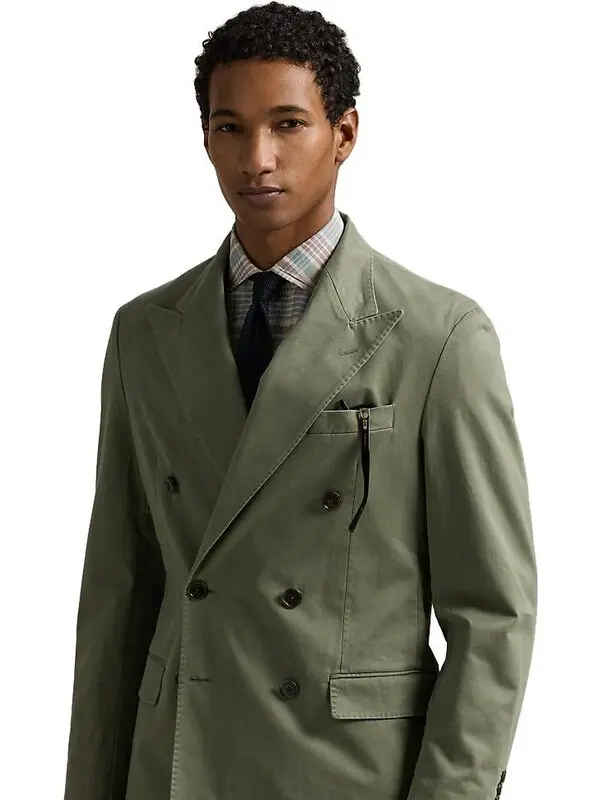 Ralph Lauren Polo Soft Tailored Stretch Chino Jacket - Light Moss