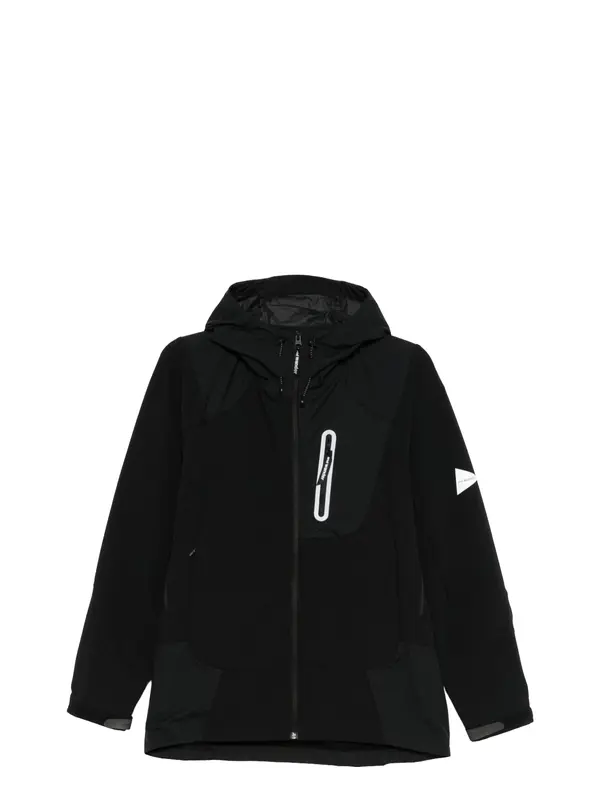 AND WANDER Hooded Jacket - Black
