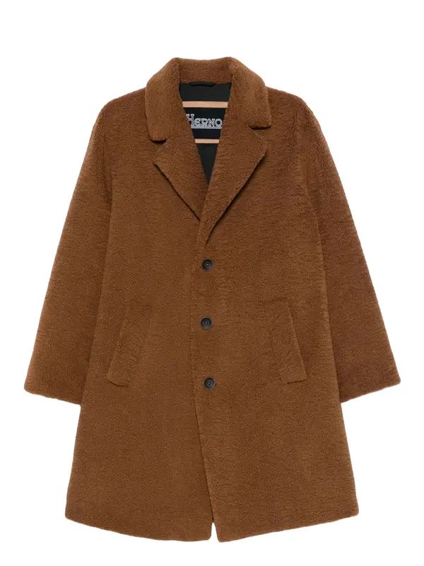 Herno Fleece Coat - Brown