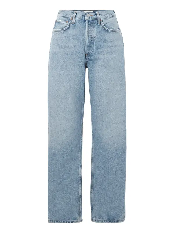 AGOLDE Kelly High-rise Straight-leg Jeans - Blue