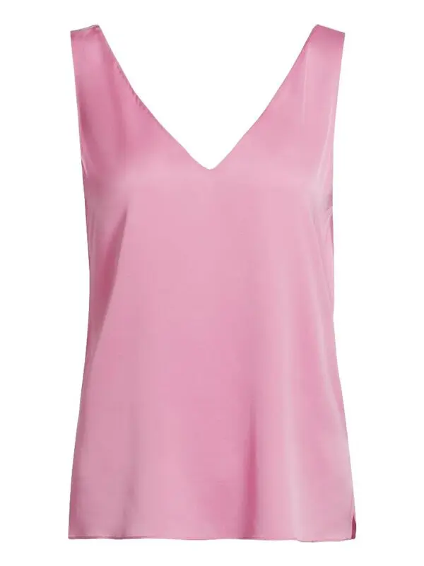 Kobi Halperin Sailor Stretch-silk Sleeveless Blouse - Blush