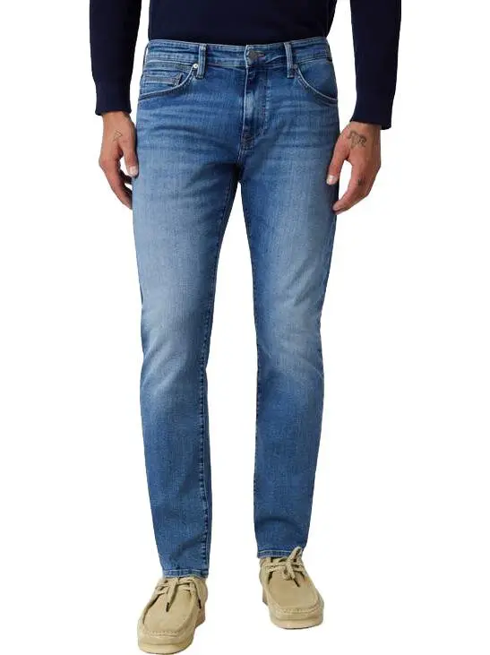MAVI Jake Slim Fit Jeans - Mid Brushed Nashville