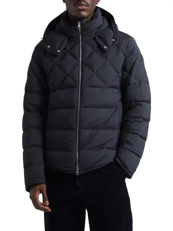Moncler Cecaud Quilted Down Jacket - Navy