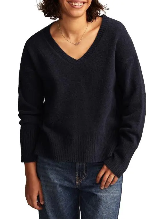 Lucky Brand V-neck Sweater - Ocean Deep