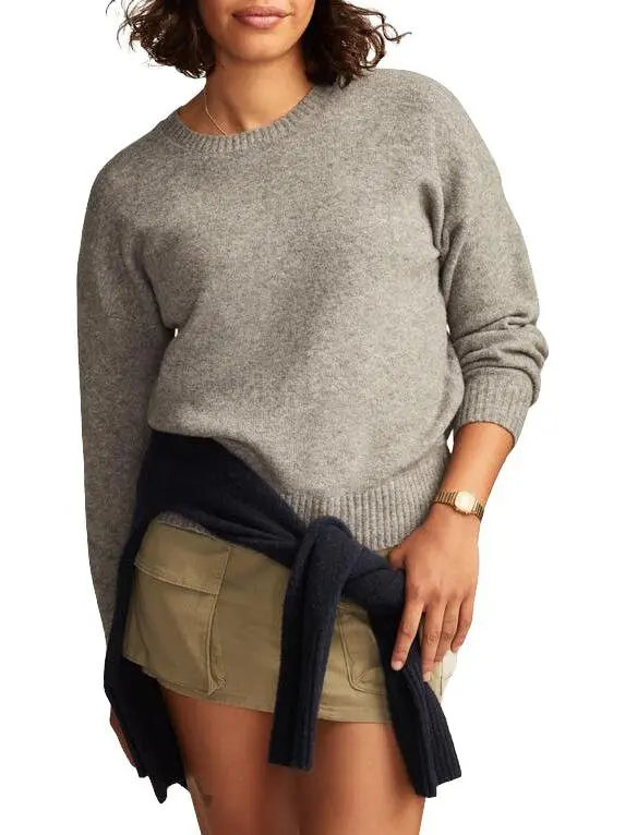 Lucky Brand Crewneck Sweater - Medium Heather Grey