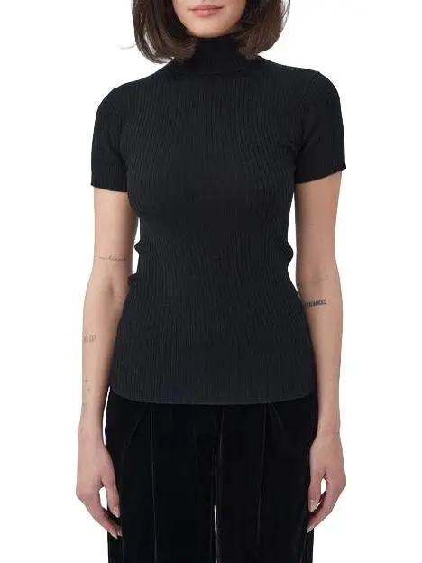 Trina Turk Armeni Mock Neck - Black
