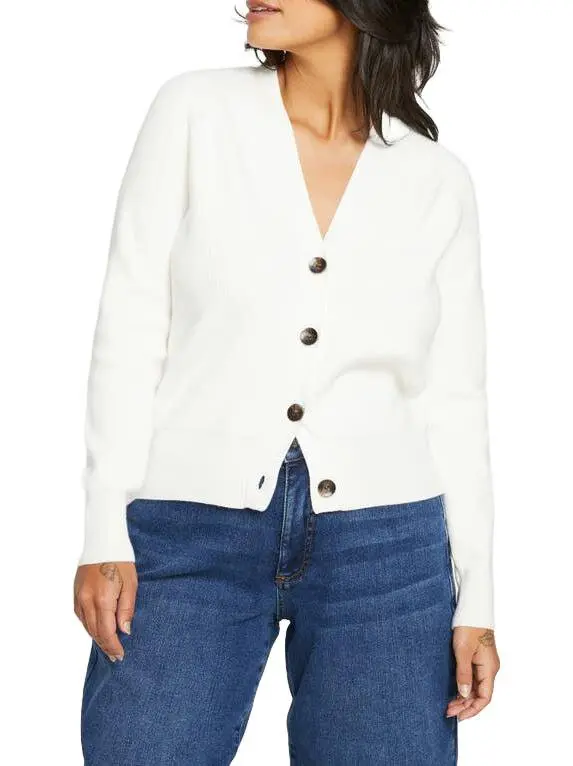 Universal Standard Ribbed Cardigan - Cream