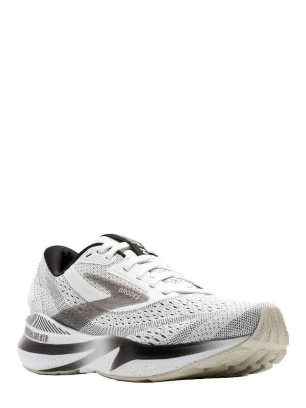 Brooks Adrenaline Gts 24 Running Shoe - White/ Black/ Pelican