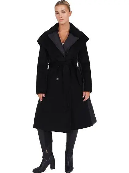 BELLE & BLOOM Walk Me Home Convertible Coat - Black