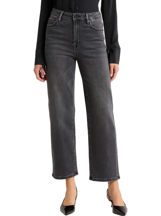 HIDDEN JEANS Relaxed Straight Leg Jeans - Charcoal