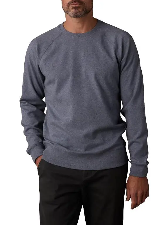 THE NORMAL BRAND Puremeso Everyday Crewneck Sweatshirt - Bluestone