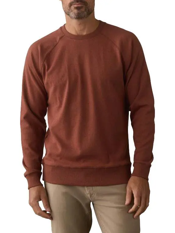 THE NORMAL BRAND Puremeso Everyday Crewneck Sweatshirt - Spiced Brandy