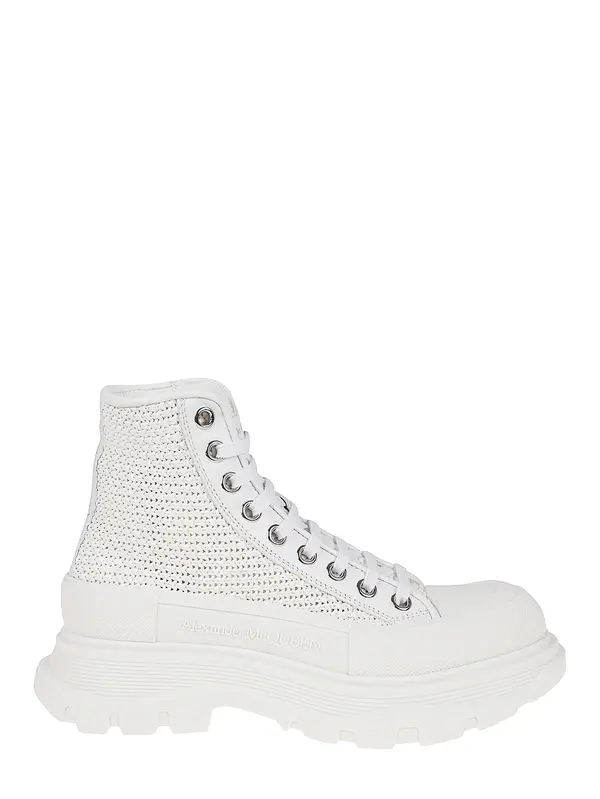 Alexander McQueen Tread Slick High-top Sneakers - White