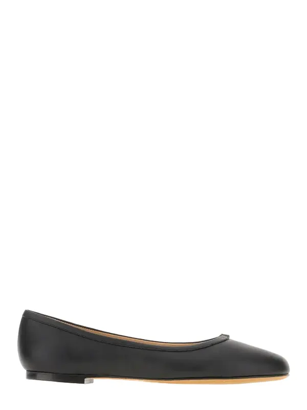Chloé Leather Ballerina Flats - Black