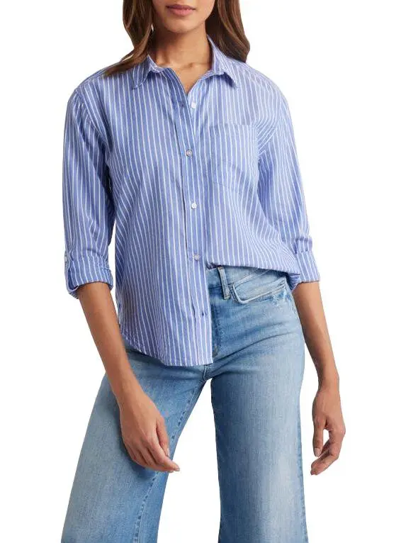 BEACHLUNCHLOUNGE Mira Stripe Shirt - Monte Cavo