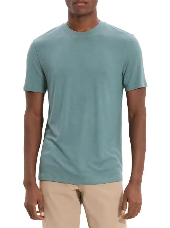 Theory Sarior Anemone Milano T-shirt - Dark Feldspar Green