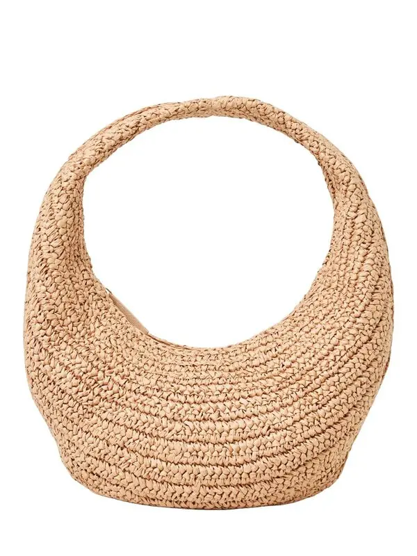 L*Space Aya Raffia Shoulder Bag - Natural