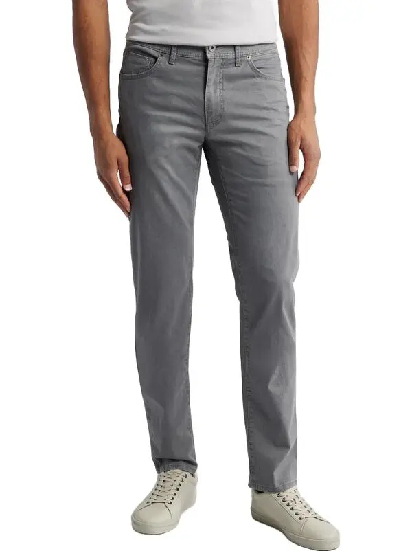 BRAX Cadiz Straight Leg Pants - Grey