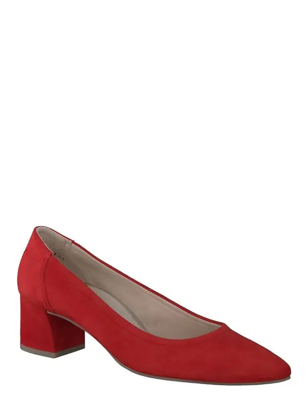 Paul Green Yvette Pointed Toe Pump - Salsa Suede