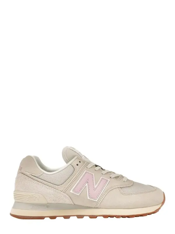 NEW BALANCE 574 Gum Sneakers - Linen/century Pink/sea Salt