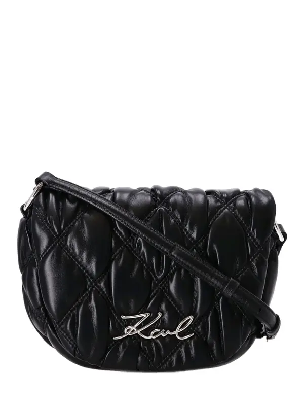 Karl Lagerfeld Klogo Signature Crossbody Bag - Black