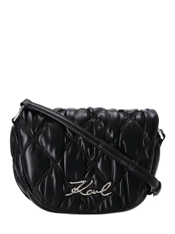 Karl Lagerfeld Klogo Signature Crossbody Bag - Black