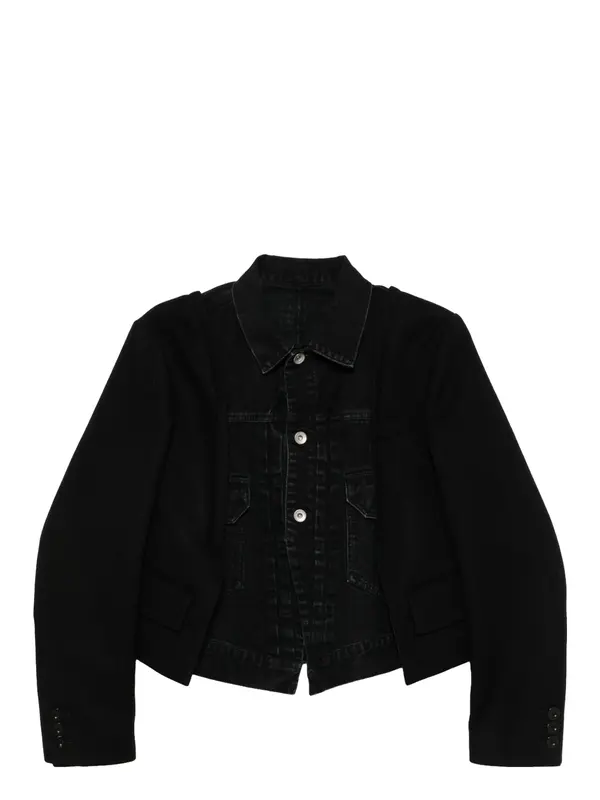 Sacai Panelled Jacket - Black