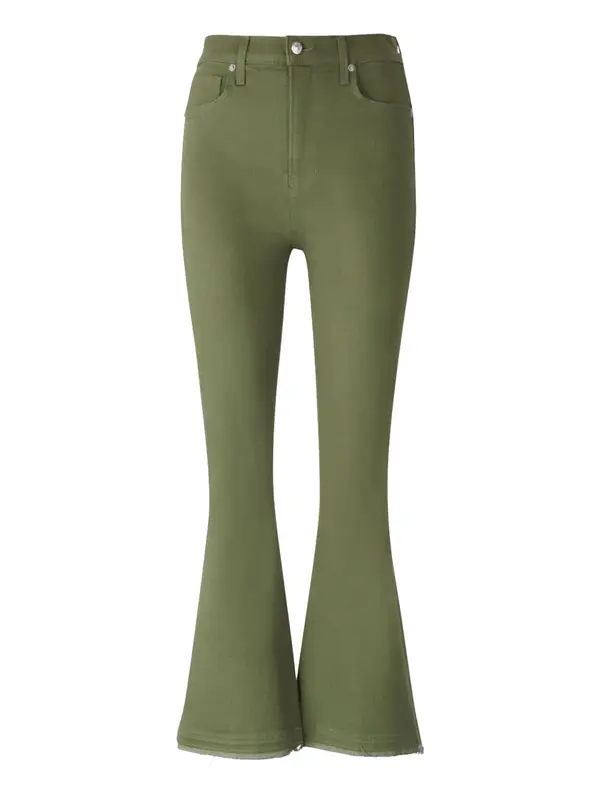 Veronica Beard Carson Bootcut Jeans - Green