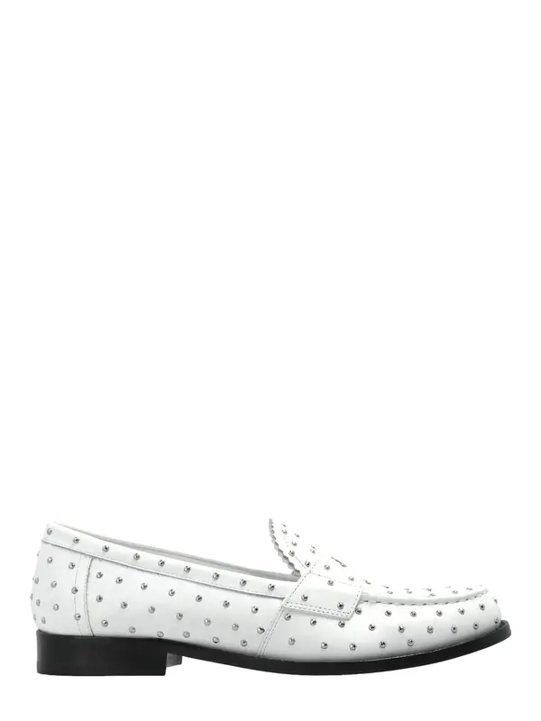 Tory Burch Leather Loafers - White