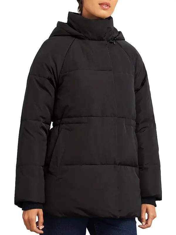 HOBBS LONDON Cara Puffer Coat - Black