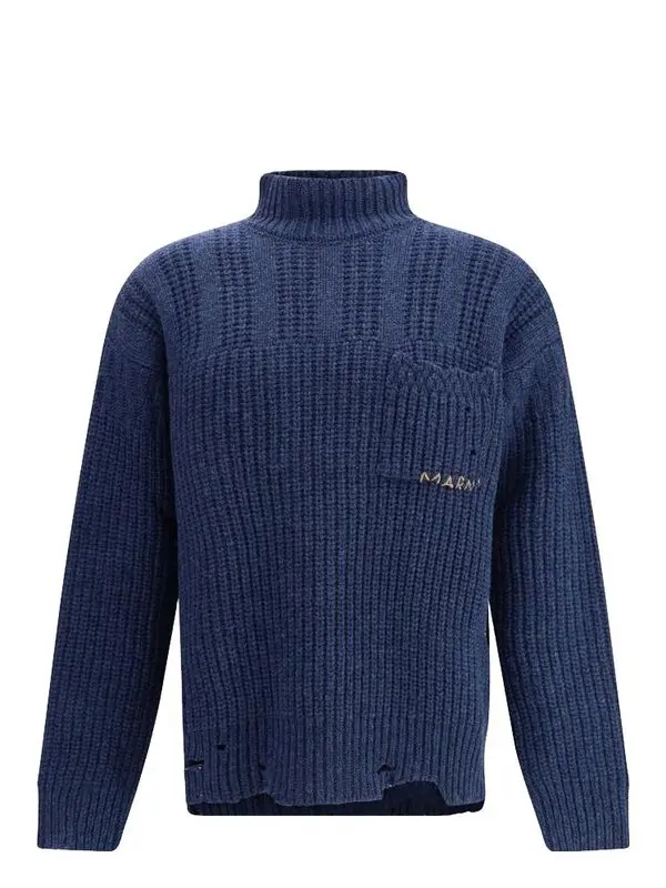Marni Pure Wool Sweater - Blue