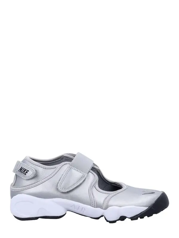 Nike Air Rift Leather Sneakers - Metallic Silver