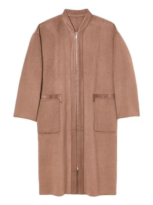 ZAPA Mac Wool-blend Coat - Camel