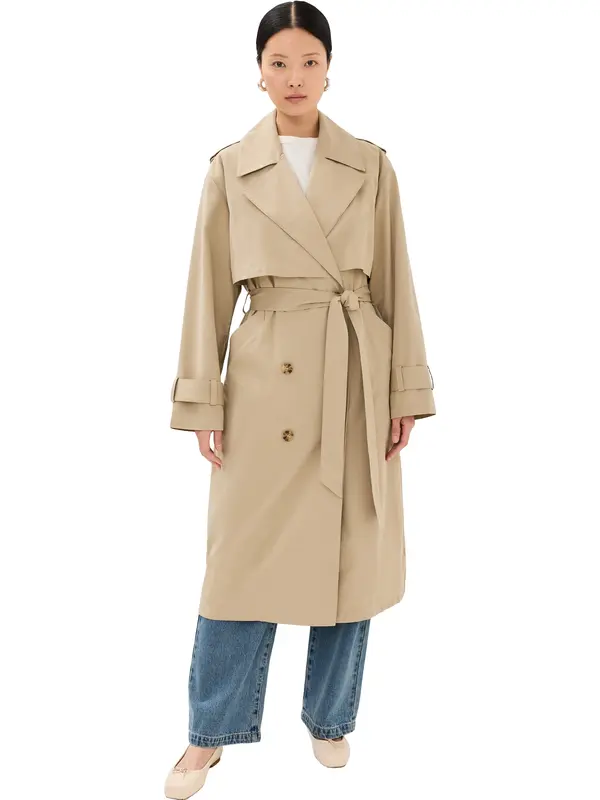Joe's Jeans The Elizabeth Trench Coat - Biscotti