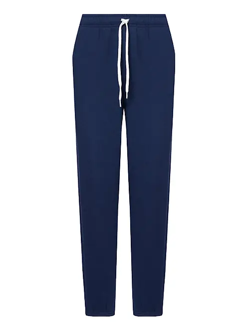Polo Ralph Lauren Athletic Straight-leg Cotton-blend Jersey Jogging Bottoms - Cruise Navy