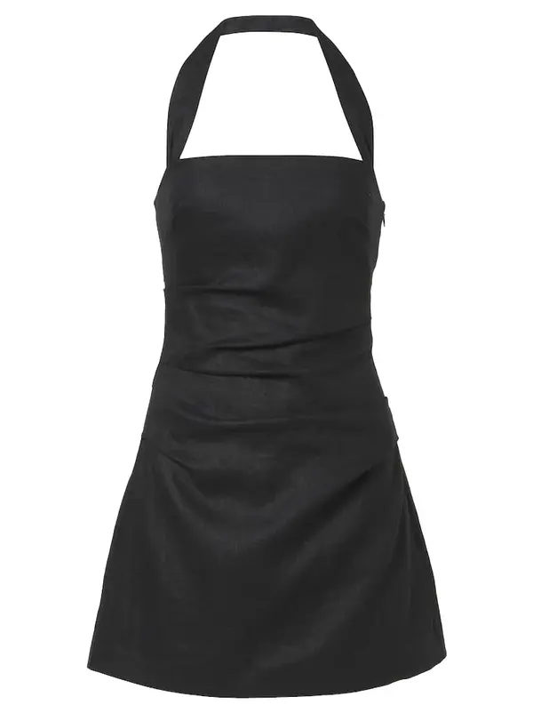 Sir The Label Halterneck Mini Dress - Black