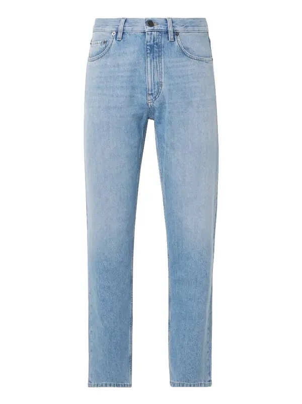 Zegna Roccia Straight Leg Jeans - Blue