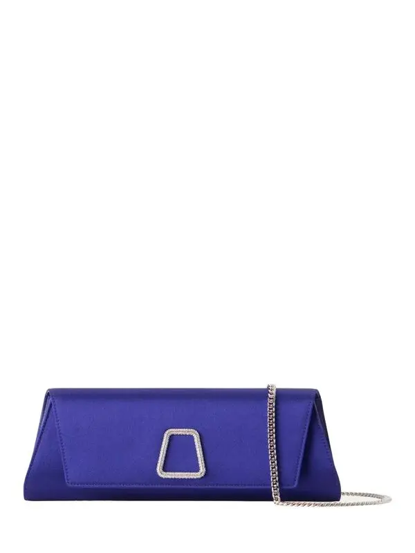 Akris Anouk Small Satin Clutch Bag - Amethyst