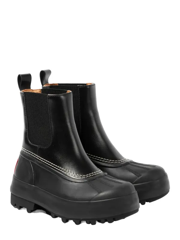 Proenza Schouler X Sorel Caribou Leather Chelsea Boots - Black
