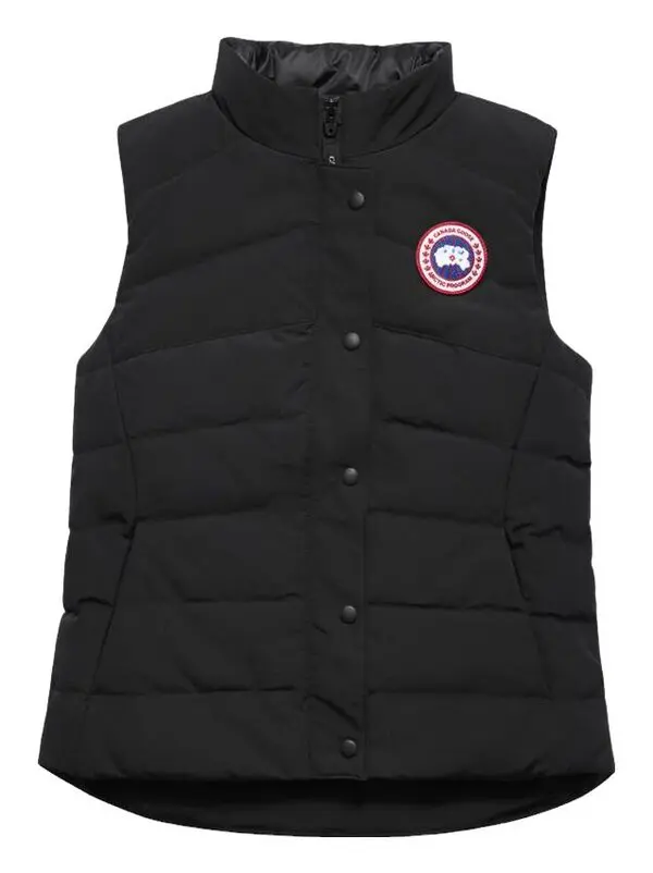 Canada Goose Grandview Cropped Vest Label - Black