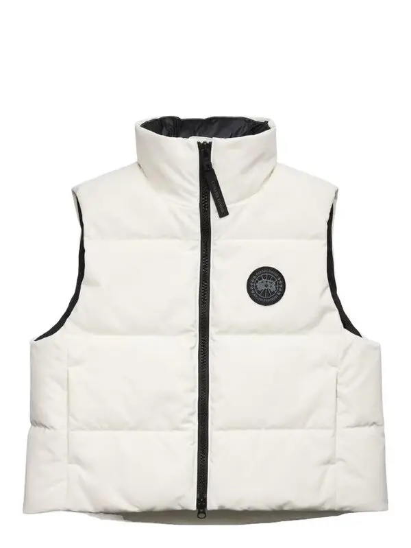 Canada Goose Grandview Cropped Vest Label - North Star White