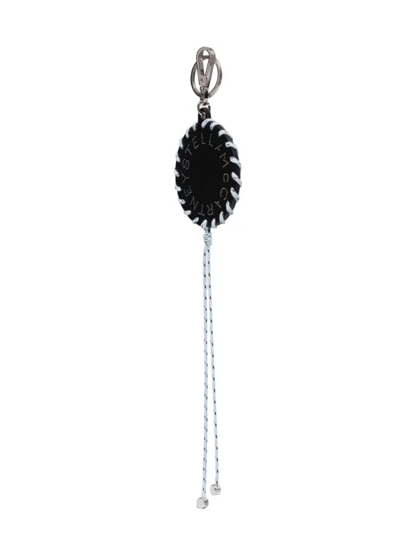 Stella McCartney Logo Keyring - Black