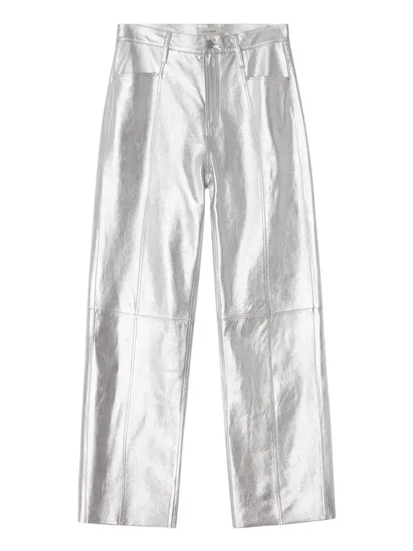 HOUSE OF DAGMAR Loose Fit Trousers - Silver