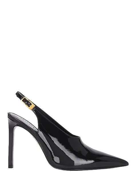 Retrofete Celia Leather Slingback - Black