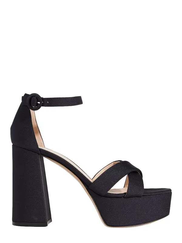 GIANVITO ROSSI Sheridan Platform Sandals - Black