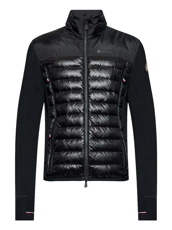 Moncler Padded Polartec® Zip-up Jacket - Black