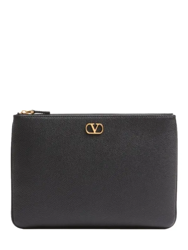 Valentino Garavani Vlogo Clutch Bag - Black
