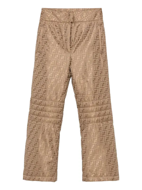 Fendi Ff Ski Trousers - Brown