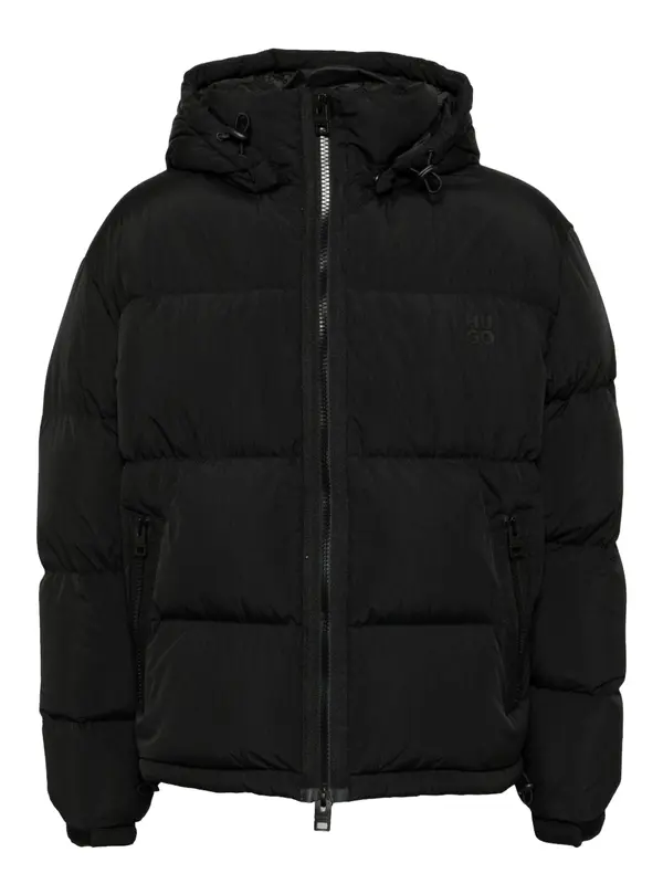 Hugo Water-repellent Down Jacket - Black